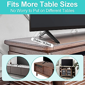 TV Legs for TCL Roku 28inch 32inch 40inch 43inch 49inch 50inch 55inch 65inch TV Stand Legs,Replacement Legs for TCL Roku TV 32S359 49S515 50S453 55S455 with Screws Set,Remote Holder & Instructions