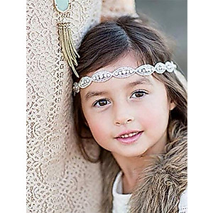 Denifery Flower Girl Rhinestone Crystal Headband Baby Headbands Headband Wedding Hair Accessories for Festival,Special Holiday,Halloween