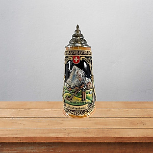Matterhorn Switzerland German Beer Stein .5L New Mug Germany Limited Edition - Christmas Ornament and Holiday Gift