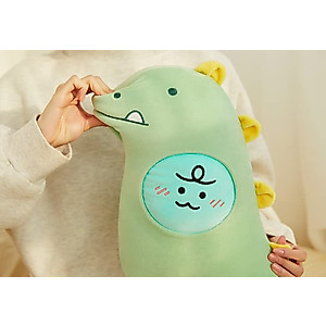 KAKAO Official Merchandise- Jordy Cute Dinosaur Size: 11.8 x 5 x 13 Inch KAKAO FRlENDS