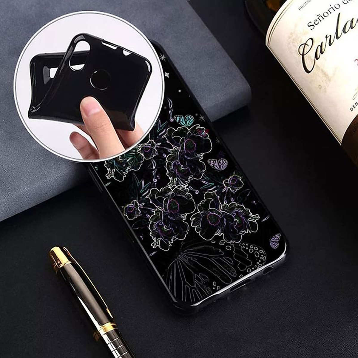 KJYFOANI for Infinix GT 10 Pro Case, [ 1 x Tempered Glass Protective Film], Shockproof Soft Cover, with [360° Rotation Ring Kickstand] Case for Infinix GT 10 Pro (6.67") - XT29