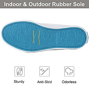 JENN ARDOR Women’s Fashion Sneakers Slip On Shoes Women Sneakers Canvas Shoes Womens Tennis Comfortable Walking Flats for Womens Casual Shoes