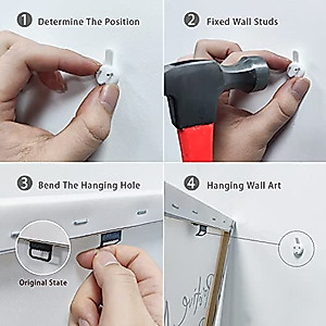 GDHBLING Grey Highland Cow Wall Art Rustic Wall Art for Bathroom Farmhouse Canvas Wall Art for Living Room 3 Piece Western Bedroom Wall Art 12x16 Inch