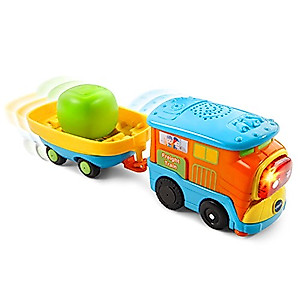 VTech Go! Go! Smart Wheels Motorized Freight Train with Cargo Car