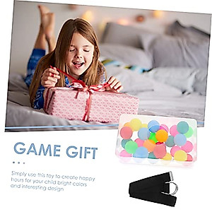 CLISPEED 3 Sets Shaking Prop Twerk Children Ability Outdoor Pingpong Parent-Child Kids Reaction Interactive Hand-Eye Coordination Toys Waist Ball Kit Plaything of Eye Pong Cognitive Belt