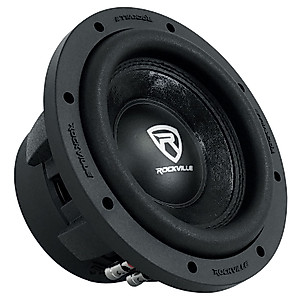 Rockville W8K6D2 V2 8" 1400w Peak Car Stereo Subwoofer Dual 2-Ohm Sub 350w RMS