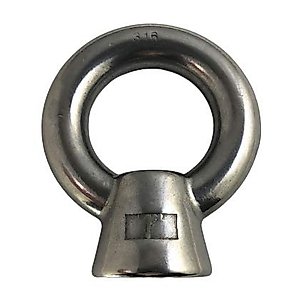 US STAINLESS Stainless Steel 316 Lifting Eye Nut 1" UNC Marine Grade Pitch of 8