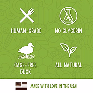 Full Moon All Natural Human Grade Duck Training Treats For Dogs, 5 Ounce (97541)