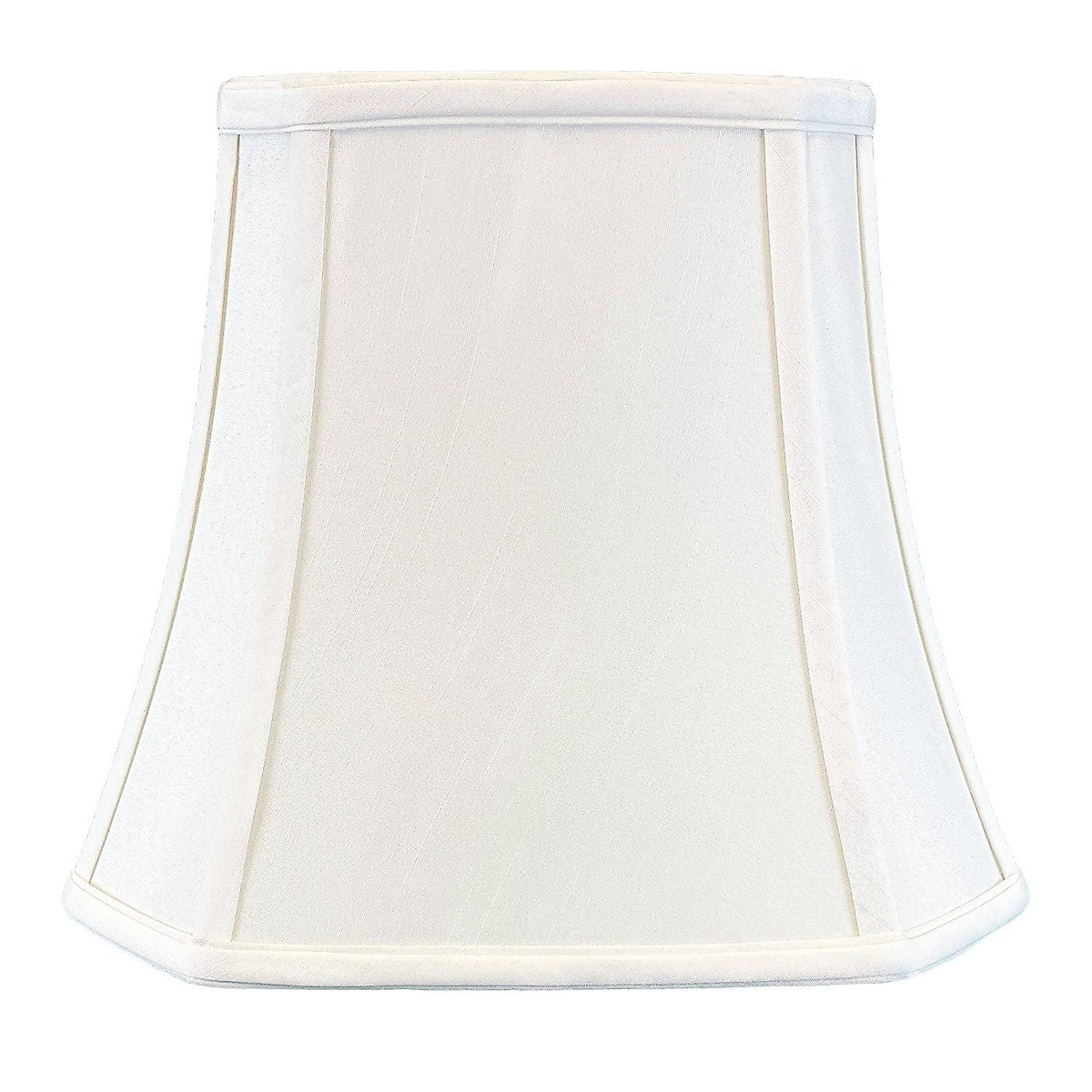 Royal Designs Square Cut Corner Bell Basic Lamp Shade, White, 9 x 16 x 13