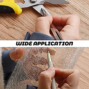 AVIDE Tungsten Carbide Tip Scriber, Metal Etching Pen Carve Engraver Scribe Tools for Stainless Steel, Ceramics, Glass, Metal Sheet and Gold/Welding(6 Pack)