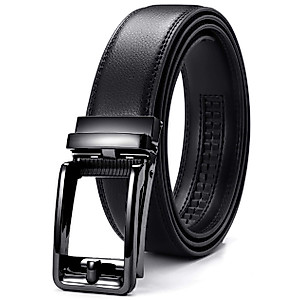 CHAOREN Ratchet Belt - Mens Dress Belt 1 3/8" Comfort Click - Perfect Companion to Men's Oxfords