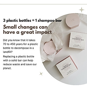 REKURATOR Detoxifying Shampoo Bar with Activated Charcoal, Brown Rice Extracts and Natural Ingredients - Sulfate-free, Paraben-free, Cruelty-free, Phthalate-free, pH balanced 100% Vegan, Zero-Waste