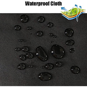 UCEDER Waterproof Oxford Cloth Blocking Kayak Cockpit Cover UV50+ Seal Cockpit Maximum Protection for Your Ocean Cockpit