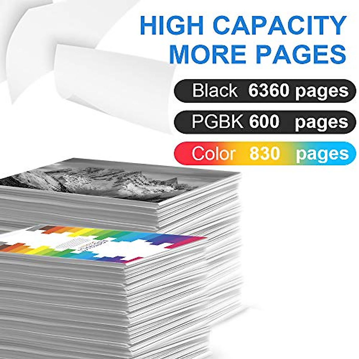 FAcms Compatible Canon tr8520 Ink Cartridge Replacement for Canon 280 281 Ink cartridges,PGI-280XXL CLI-281XXL for PIXMA TR7520 TR8520 TS6120 TS6220 TS6320 TS8120 TS8220 TS9120 Printer (10 Pack)