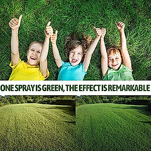 8 PCS Green Grass Lawn Spray, Greenrevive Hydroseeding Lawn Solution Grass Seed Spray,Liquid Grass Seed Spray for Lawn,Hydro Grass Seed Spray（59ml）