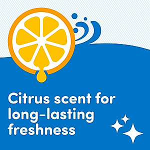 Oh Yuk Washing Machine Cleaner For All Washers (Top Load, Front Load, HE and Non-HE), Natural Citrus Fragrance, Four Cleanings Per Bottle, Septic Safe, 16 Fl Oz