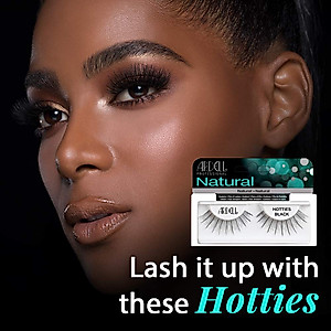 Ardell Natural Lashes False Eyelashes Hotties Black (4 pack)