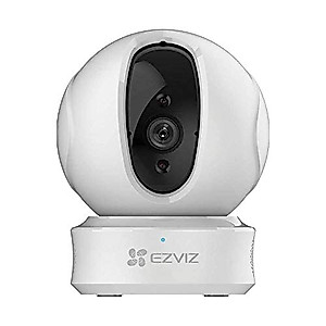 EZVIZ 2MP Indoor Pan/Tilt WiFi Security Camera, 360° Coverage, Auto Motion Tracking, Two-Way Talk, Clear 33ft Night Vision, Supports MicroSD Card (Sold Seperately)| C6CN