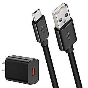 Made for Amazon, 6FT USB-C Power Charge Cable Cord Wire & AC Block for All-New Kindle Paperwhite, Signature Edition & Paperwhite Kids 11th Generation or 2021 & Newer Kindles (Not for Older Kindles)