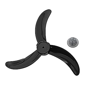 renvena Fan Blades Replacement with Nut Cover for 16 Inch Standing Pedestal Fan Table Replacement Camper Fan Blade Type N One Size