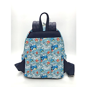 Loungefly Pokemon Magikarp Gyrados AOP Adjustable Shoulder Strap Handbag Purse