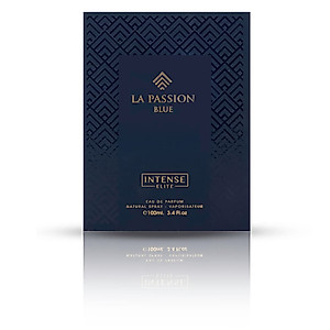INTENSE ELITE La Passion Arabian Perfume for Men 100ML (3.4Oz) Eau De Parfum Men With Lemon, Grapefruit, Mint & Pink Pepper Notes Long Lasting Perfume