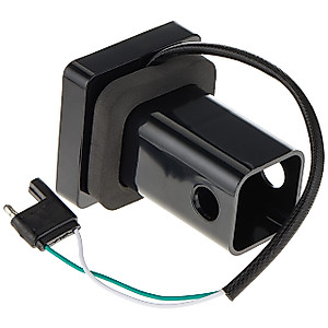 Bully CR-007 Black Finish ABS Plastic Universal Fit Truck LED Brake Light Hitch Cover Fits 2" Hitch Receivers for Trucks from Chevy (Chevrolet), Ford, Toyota, GMC, Dodge RAM, Jeep