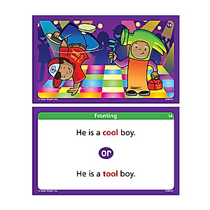 Super Duper Publications |Silly Sets Minimal Pairs for Maximum Progress Fun Deck | Listening Skills and Language Development Flash Cards | Educational Learning Materials for Children