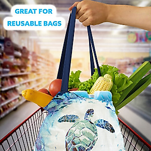 Kona Blue Ice Large Ice Packs for Coolers - Long Lasting Design - Refreezable Reusable Cooler Ice Pack (2)