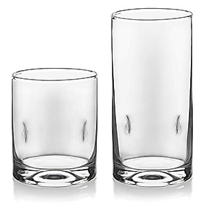 Libbey Impressions 16-Piece Tumbler and Rocks Glass Set