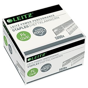 Leitz Power Performance P4 26/ 8 Staples - Silver (Pack of 5000)