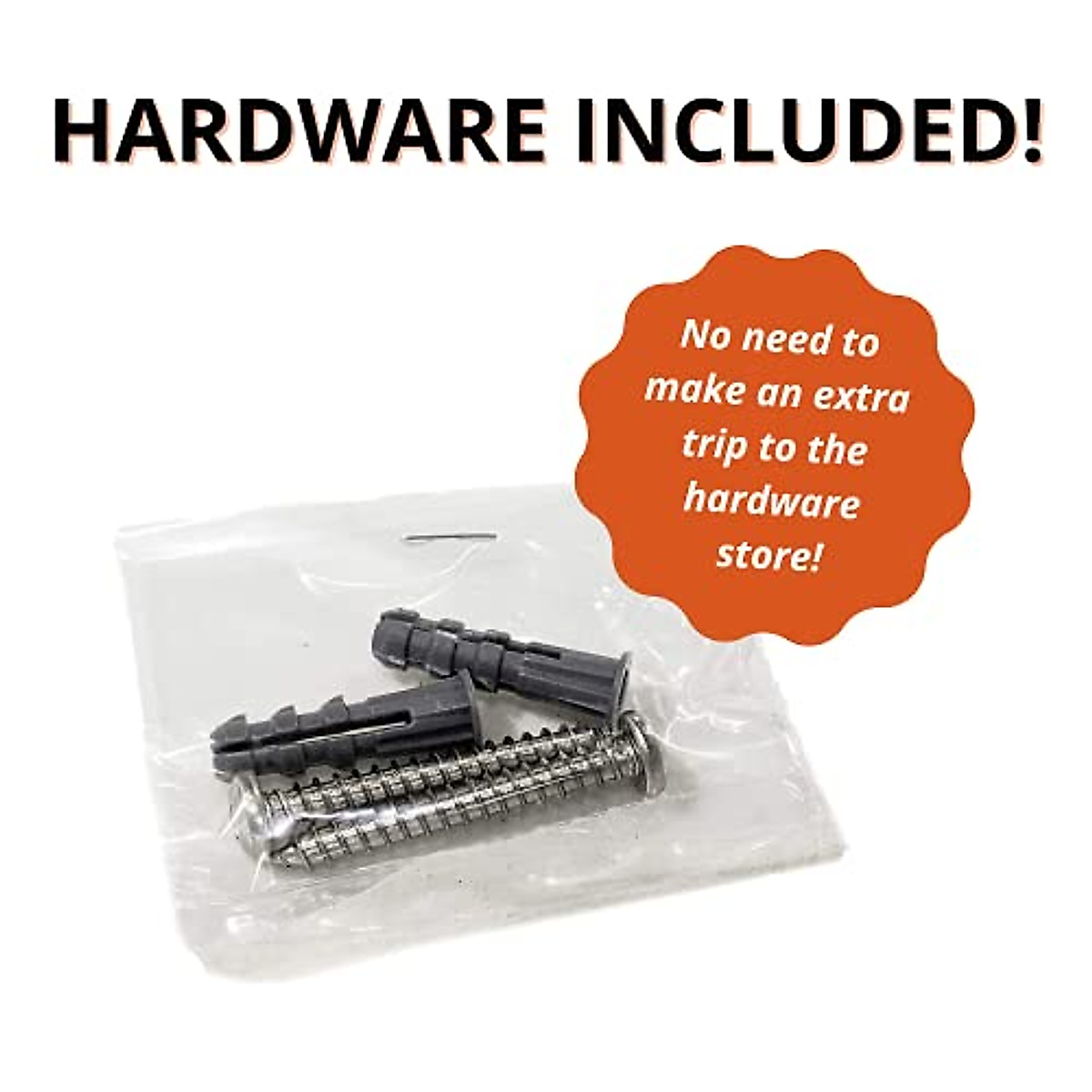 Wall Mounted Gallon Jug Holder w/ Hardware Included | Heavy Duty Steel Frame & Bracket USA Made | Round Bottle Hand Sanitizer, Soap, Detergent & Garage Storage Rack | Powder Coated White