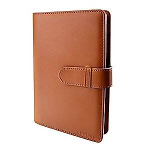 Sunmns Wallet PU Leather Photo Album Compatible for Fujifilm Instax Wide 300 Camera, Polaroid POP, POP 2.0, Originals OneStep 2, OneStep+ Printer Film (Brown)
