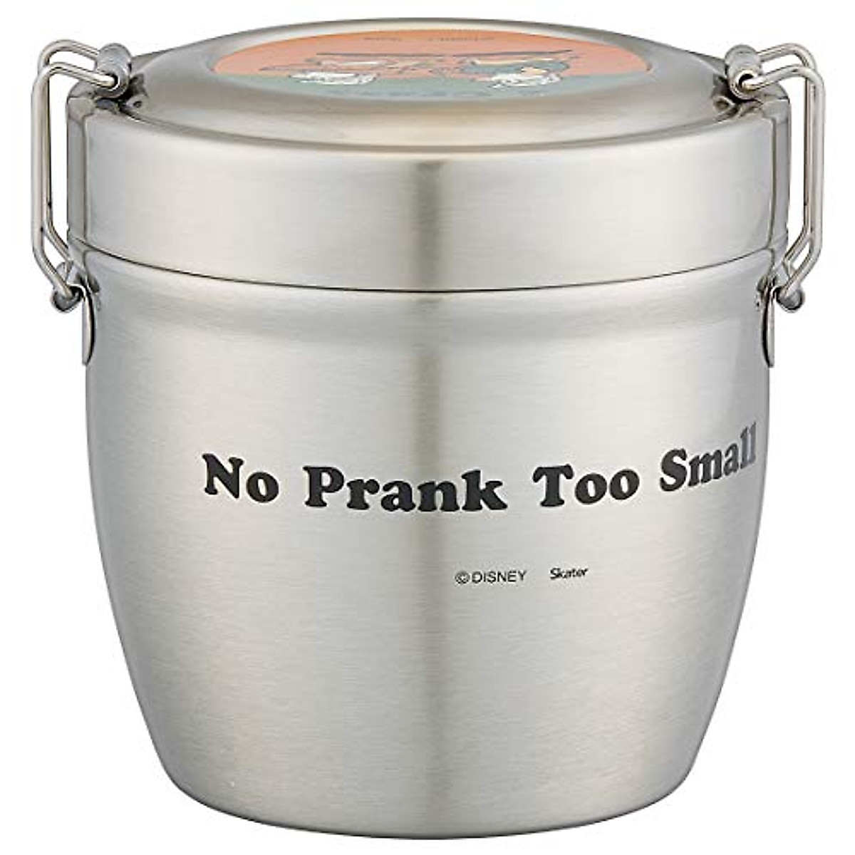 Skater STLBD6-A Stainless Steel Lunch Box, 18.4 fl oz (550 ml), Disney Chip & Dale