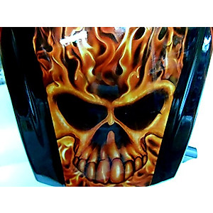Auto Darkening Solar Welding Mask Professional Welder Helmet (Skull With Flames)