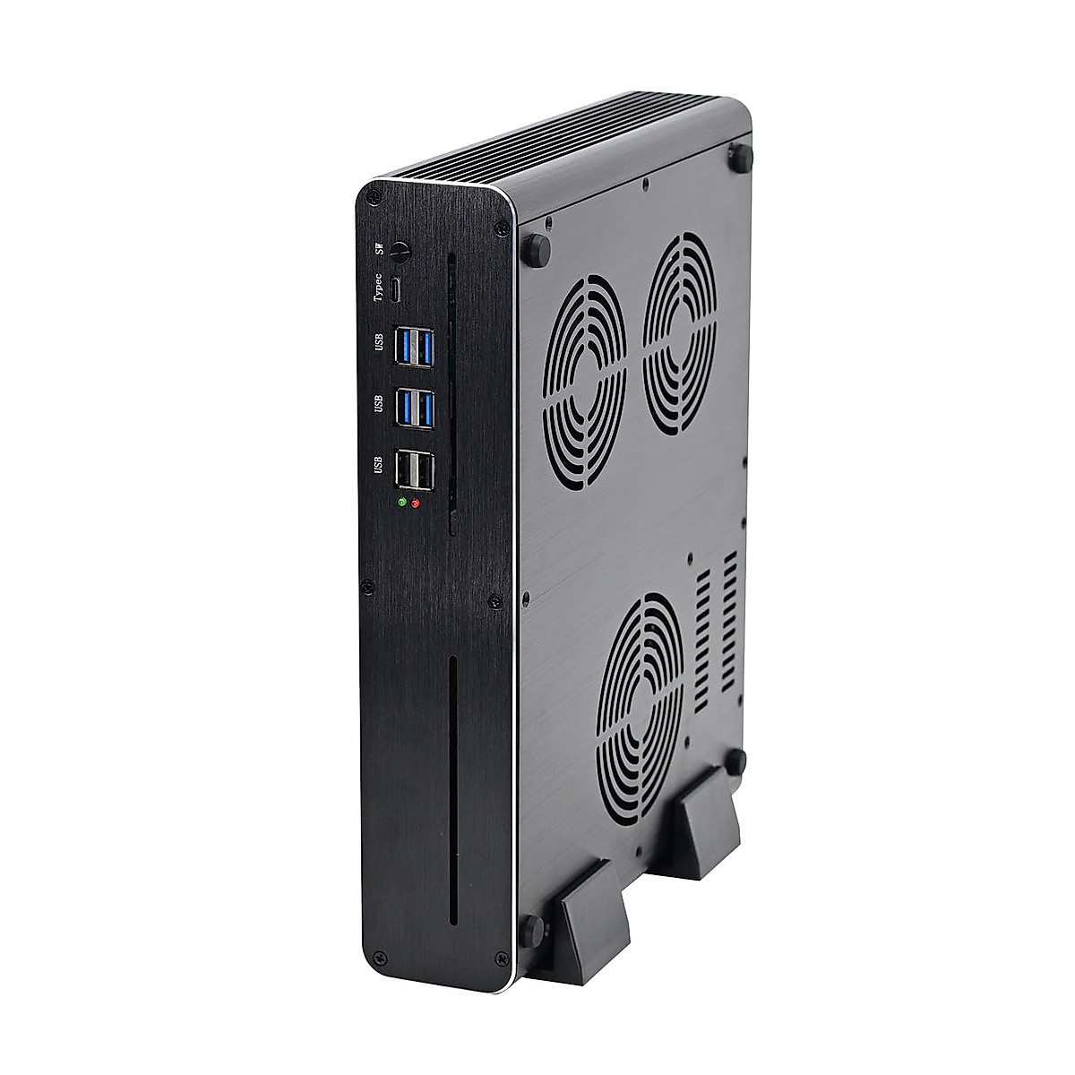 HUNSN 8K Mini PC, Gaming Computer, HTPC, Kodi, Core I9 10980HK, Windows 11 or Linux Ubuntu, BM33m, Wi-Fi 6, RTX1660S 6G Graphic, HDMI, 3 x DP, Full-Featured Type-C, 2 x LAN, 64G RAM, 1TB M.2 SSD