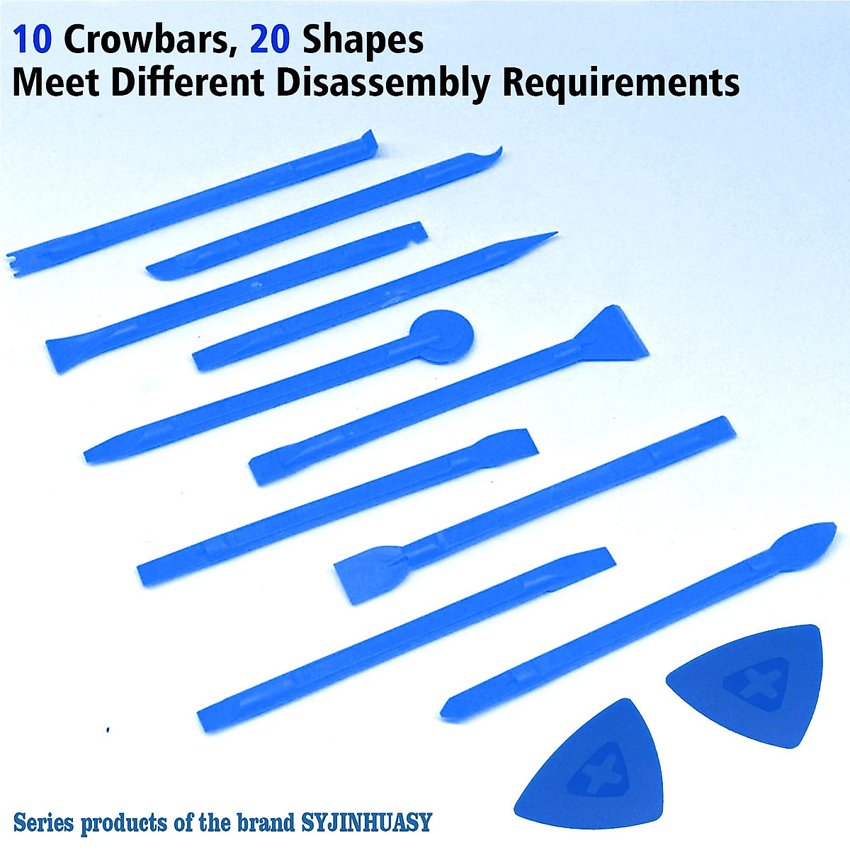 SYJINHUASY 12 Pieces Carbon Fiber Plastic Scraper Scratch Free Plastic Scraper Multi-Purpose Scraper Non-Scratch Pen-Shaped Cleaning Tool Easy for Cleaning Small and Narrow Space