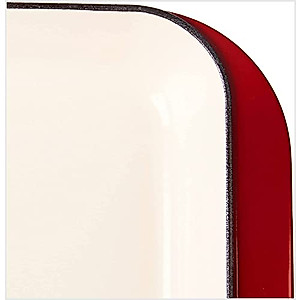 Cuisinart CI1136-24CR Chef's Classic Enameled Cast Iron 14-Inch Roasting/Lasagna Pan, Cardinal Red