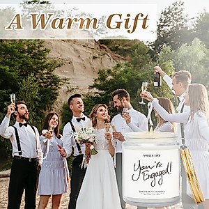 Engagement Gifts for Couples, Engagement Gifts - Lavender Scented Candles, Gifts for Newly Engaged Couples, Engagement Gifts for Her, Women, Best Engaged Gifts