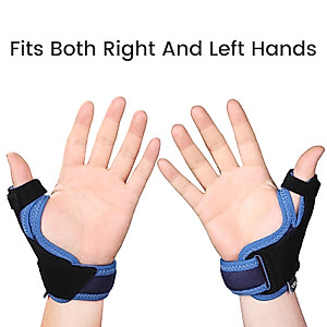 Velpeau Thumb Support Brace - CMC Joint Thumb Spica Splint for Pain Relief, Arthritis, Tendonitis, Sprains, Strains, Carpal Tunnel Wrist Strap(Medium)