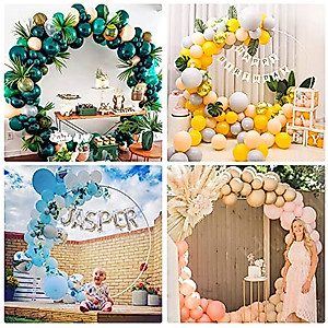 YYQQ Round Balloon Arch Kit, Balloon Circle Frame Kit, Balloon Arch Garland Kit for Holder Wedding, Christening, Decoration, Large Photo Background, Birthday, Party Decor (180cm)
