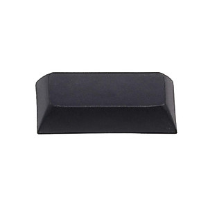 DSA Profile Blank PBT Keycaps 1.25U 1.5U 2U Key Caps Switch for Cherry MX RGB Gaming Mechanical Keyboard DIY Replace (2u2pcs,Black)