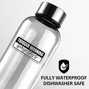 Akira Trigger Warning Stickers, Say Less Smut Stickers, Vinyl Decal Bookish Stickers For Laptops, Car Window Truck, Phone Cases, Water Bottles, Skateboards, Helmets, Kindle Stickers, Best Gifts Idea