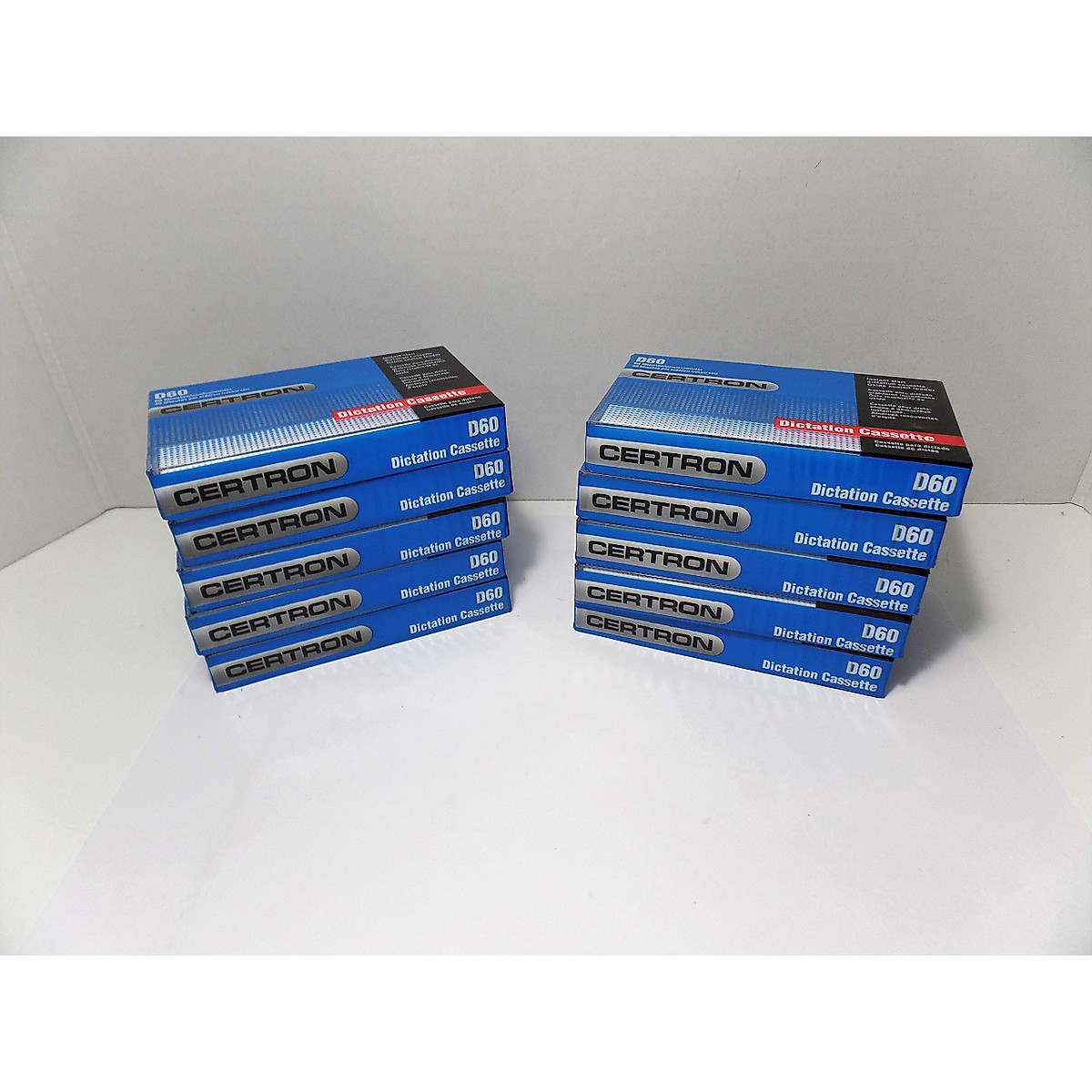 Blank Recording Audio Cassette D60 Minutes - 10 Cassettes per Order