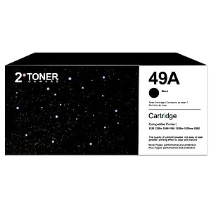 49A Black Toner Cartridge Q5949A 2-Pack - Owrd Compatible 49A Toner Cartridge Replacement for HP 49A Black Ink for 1320 1320n 3390 1160 1320tn 1320nw 3392 Printer
