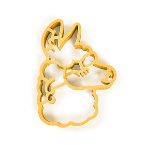 Genuine Fred Crack A Smile Breakfast Mold, Microwave and Dishwasher Safe, LLAMA