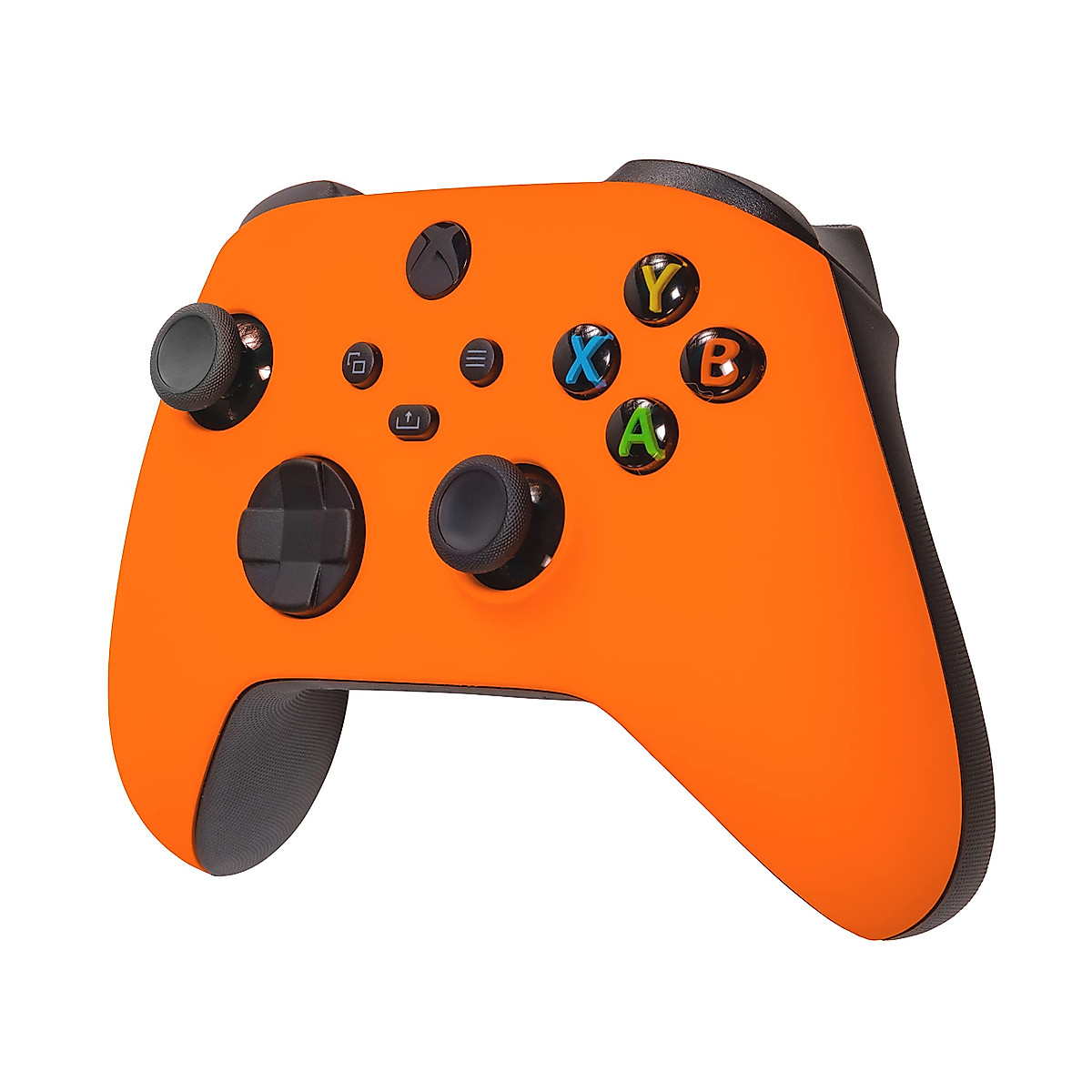 Xbox One Series X S Custom Soft Touch Controller - Soft Touch Feel, Added Grip, Neon Orange Color - Compatible with Xbox One, Series X, Series S