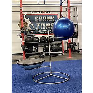 TKO Stability Ball Rack for Your Home and Commercial Gym | Stores 3 Fitness Balls | Exercise Ball Rack to Keep Your Gym Organized