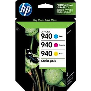 HP 940 OfficeJet 8000/ Pro 8500 Tri-Color Inkjet Cartridge, CN065FN