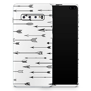DesignSkinz Hipster Arrow Pattern Protective Vinyl Decal Wrap Skin Cover Compatible with The Samsung Galaxy S20 (Screen Trim & Back Glass Skin)
